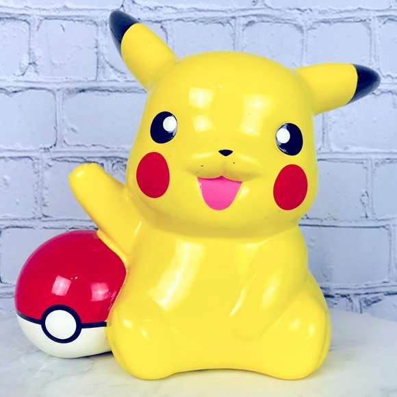 Pokemon | Toys | Pokemon Pikachu Pokeball Ceramic Figure Piggy Bank ...